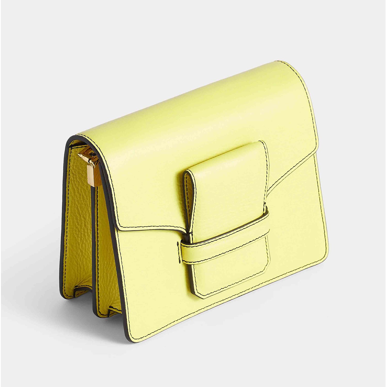 Rent Buy Jigsaw Ada Leather Crossbody Bag | MY WARDROBE HQ